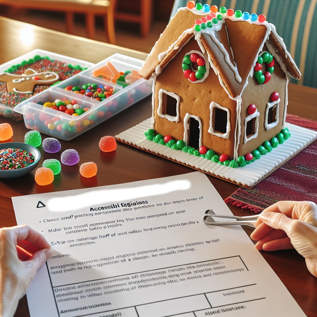 DIY Accessible Gingerbread House: Inclusive Festive Fun - DeafWebsites