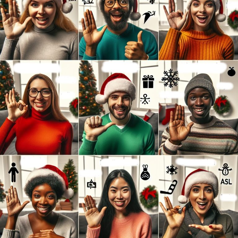 Learning ASL Through Holiday Sign Language Lessons - DeafWebsites