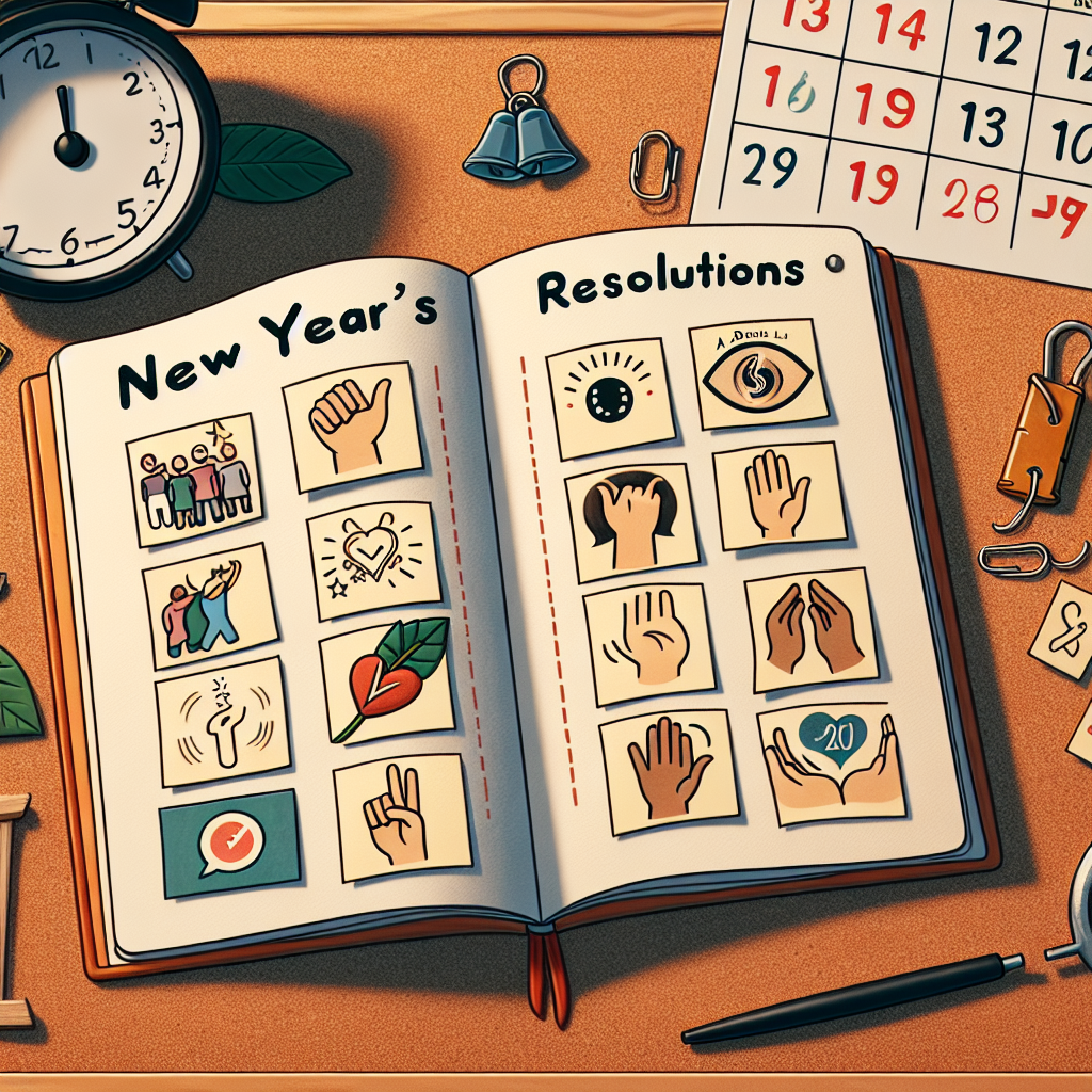 New Year's Resolutions: ASL, Deaf Community, Well-being - DeafWebsites