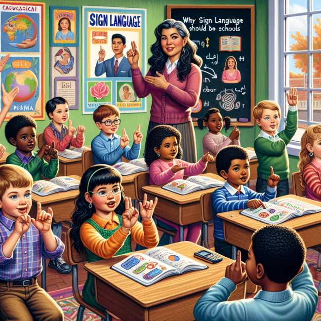Why Sign Language Education Should Be Integrated in Schools - DeafWebsites