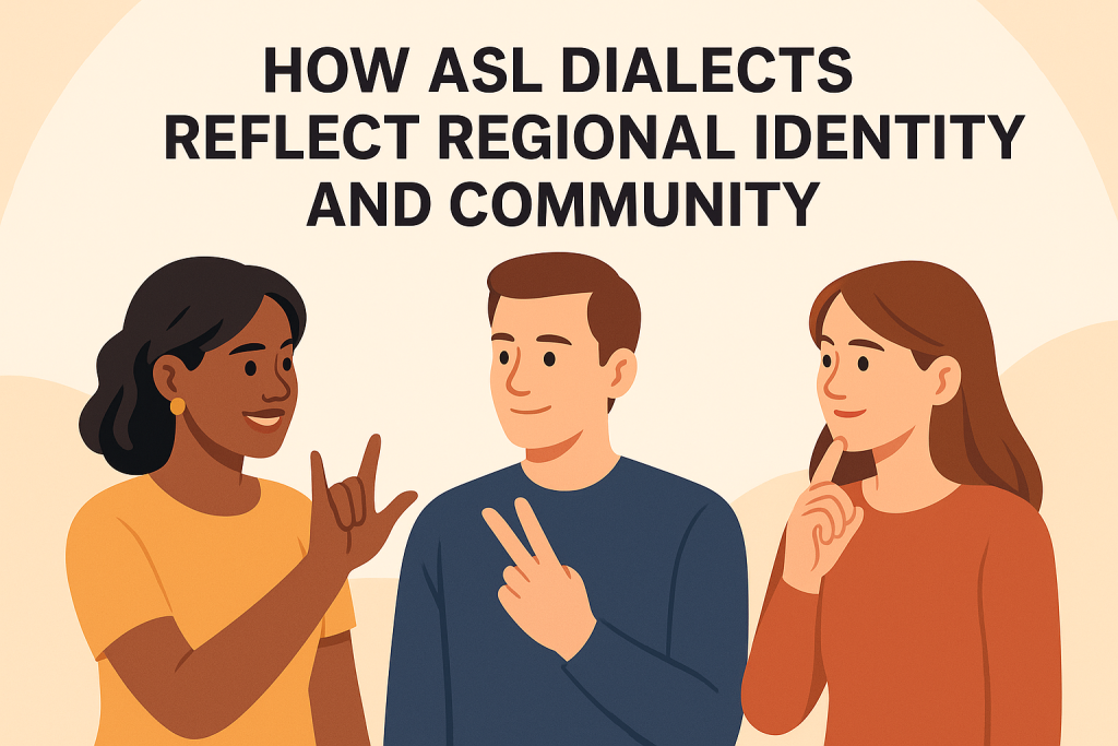 Exploring ASL Dialects: Uncovering Regional Identity and Community ...